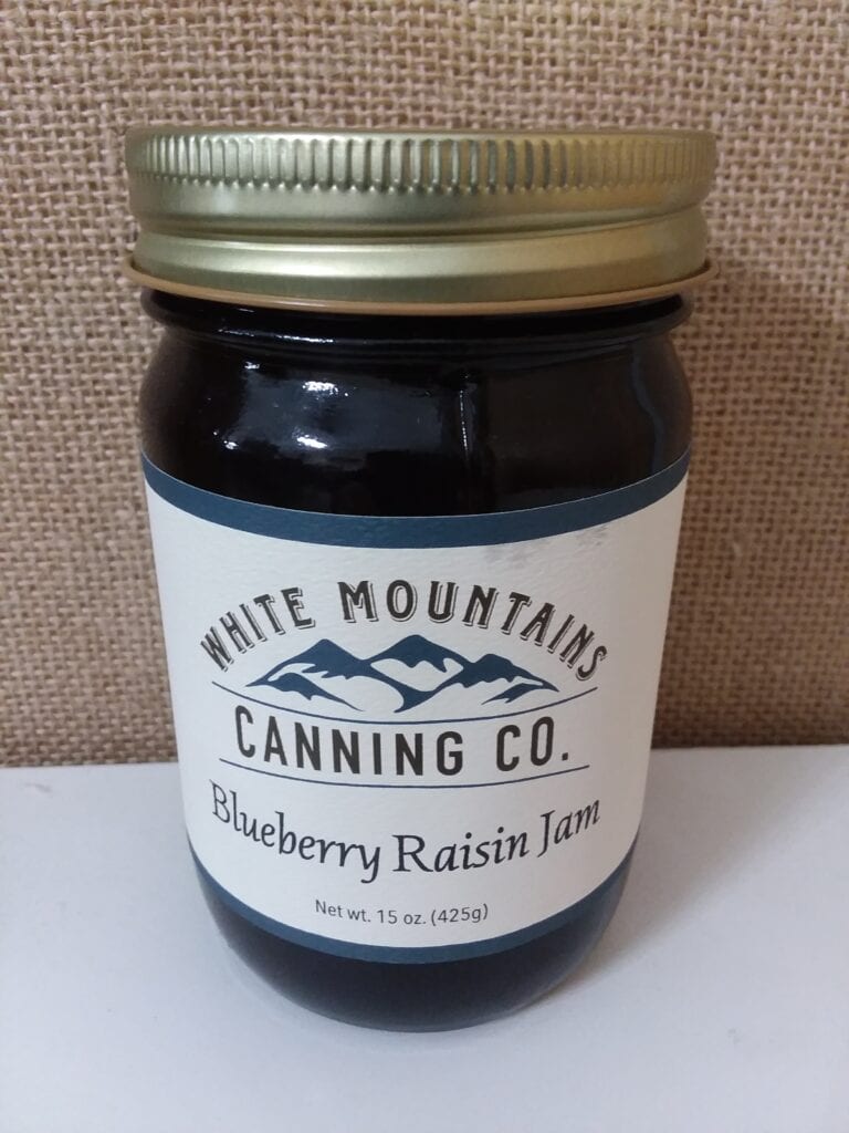 Blueberry Raisin Jam - White Mountains Canning